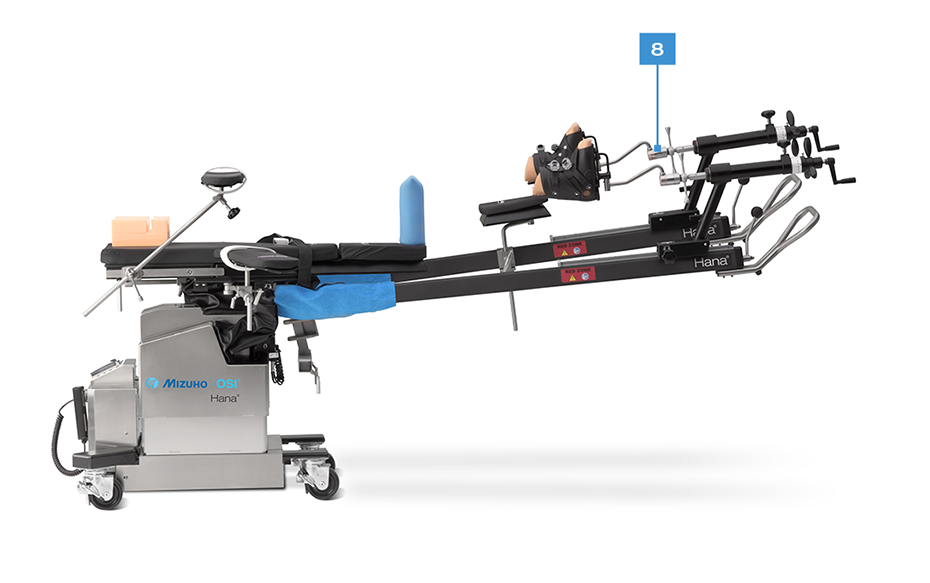 Hana® - Hip Pinning: Supine with Bilateral Skin Traction | Mizuho OSI