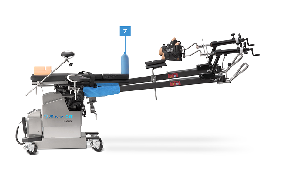 Hana® - Hip Pinning: Supine with Bilateral Skin Traction | Mizuho OSI