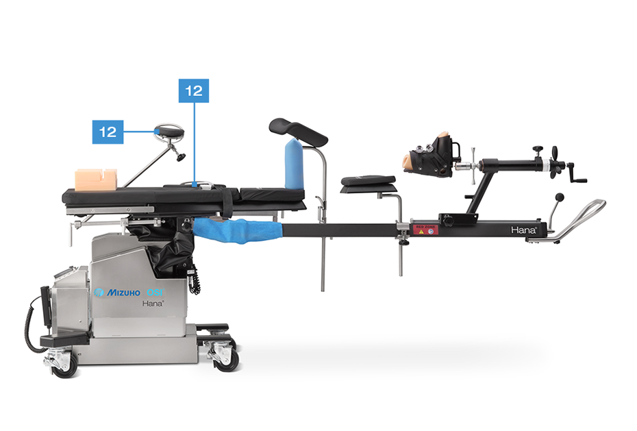 Hana® - Hip Pinning: Supine with Unilateral Skin Traction | Mizuho OSI