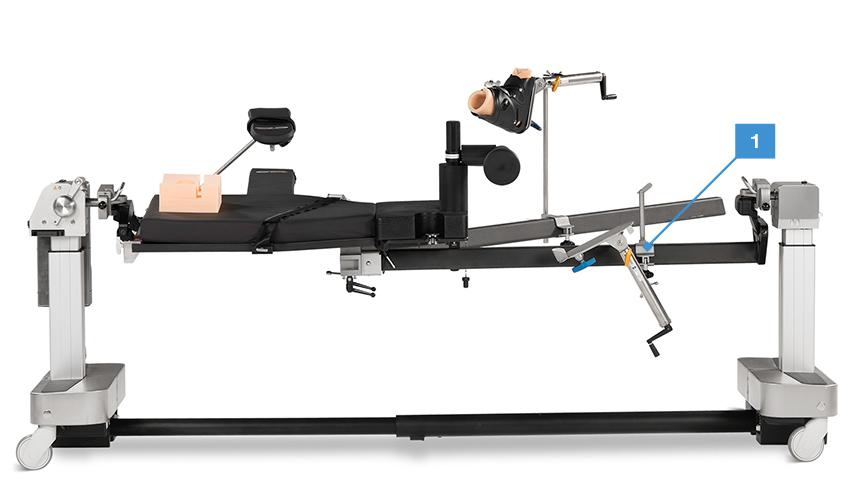 Trios® Ortho: Using Radiolucent Auxiliary Leg Spar with Traction Boot